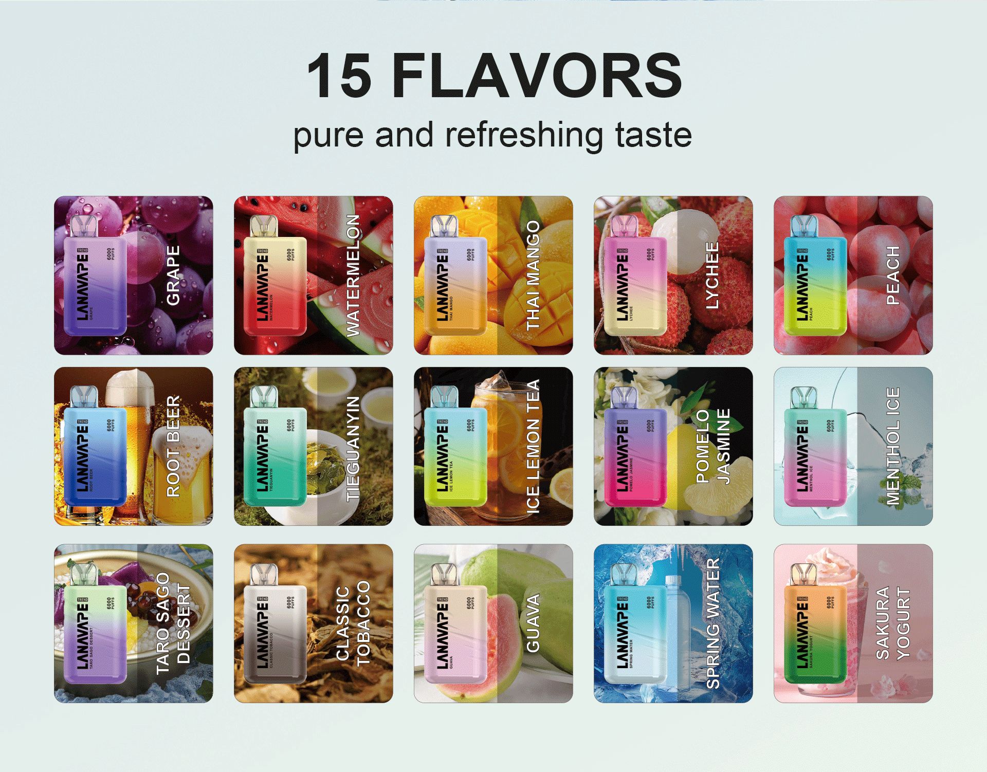 TREND 6000 PUFFS - DISPOSABLE VAPE - LANAVAPE