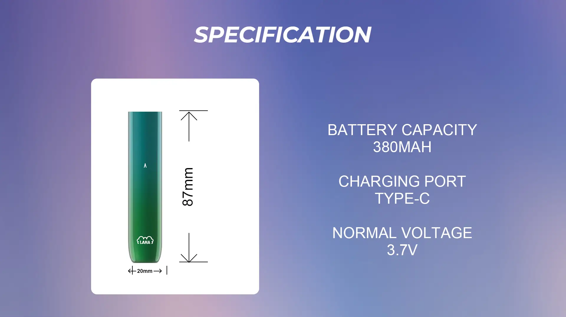 LANA DEVICE II - LANA POD DEVICE - LANAVAPE
