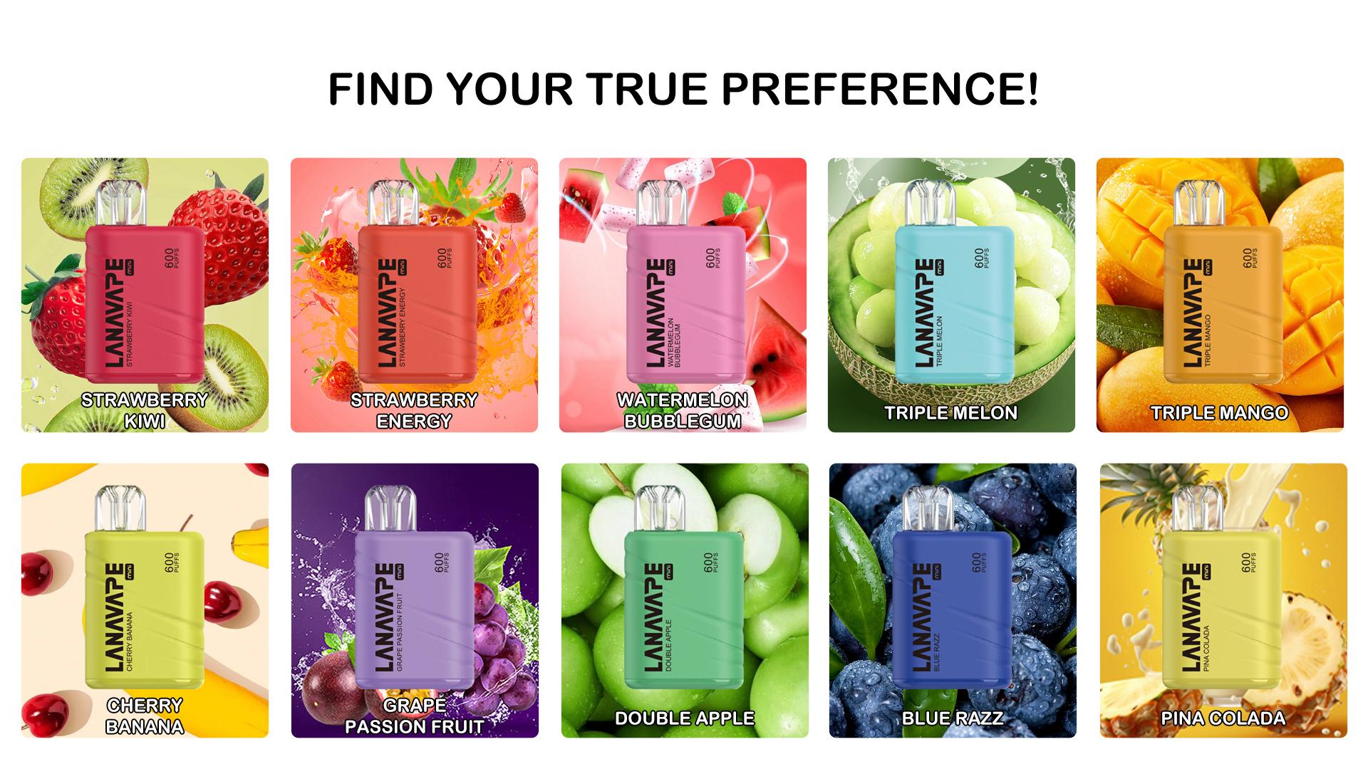 LANA MINI 600 PUFFS - DISPOSABLE VAPE - LANAVAPE
