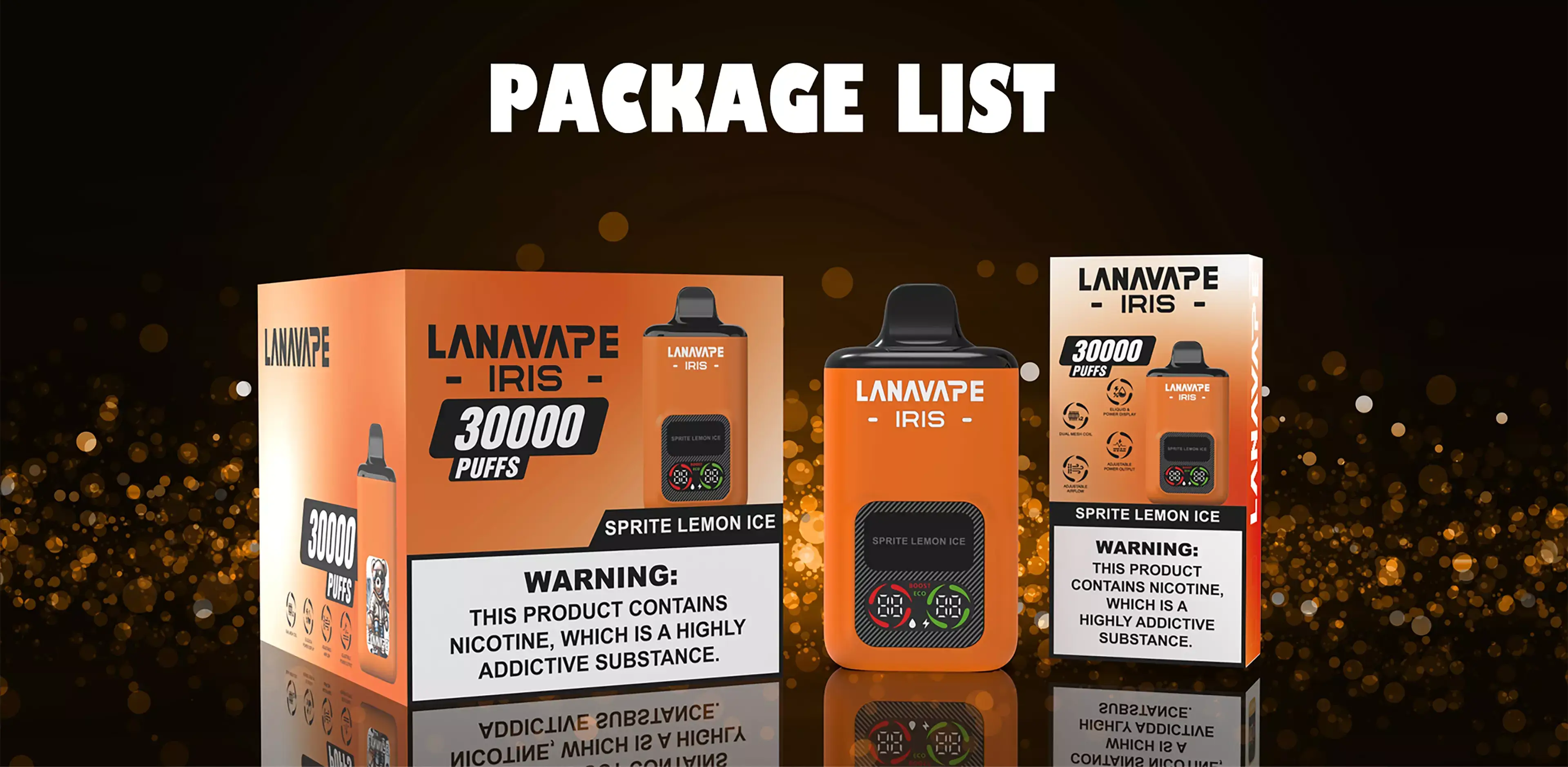 LANA IRIS 30000 Puffs Dual Mesh Disposable Vape - DISPOSABLE VAPE ...